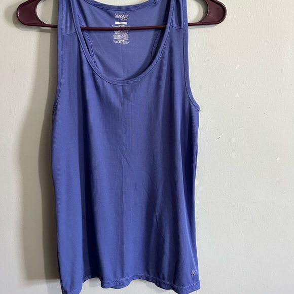 Danskin Now | Tops | Danskin Now Fitted Blue Tank | Poshmark